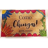 Amazon.com: ALOIBGV Como Chingas! Pero pasale - Funny Spanish Doormat ...