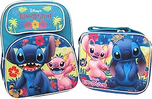 Disney Lilo and Stitch - 3D 12" Backpack and Lunch Box Set: Amazon.com ...