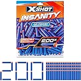 Amazon.com: X-Shot Insanity Mad Mega Barrel by ZURU with 72 Darts, Air ...