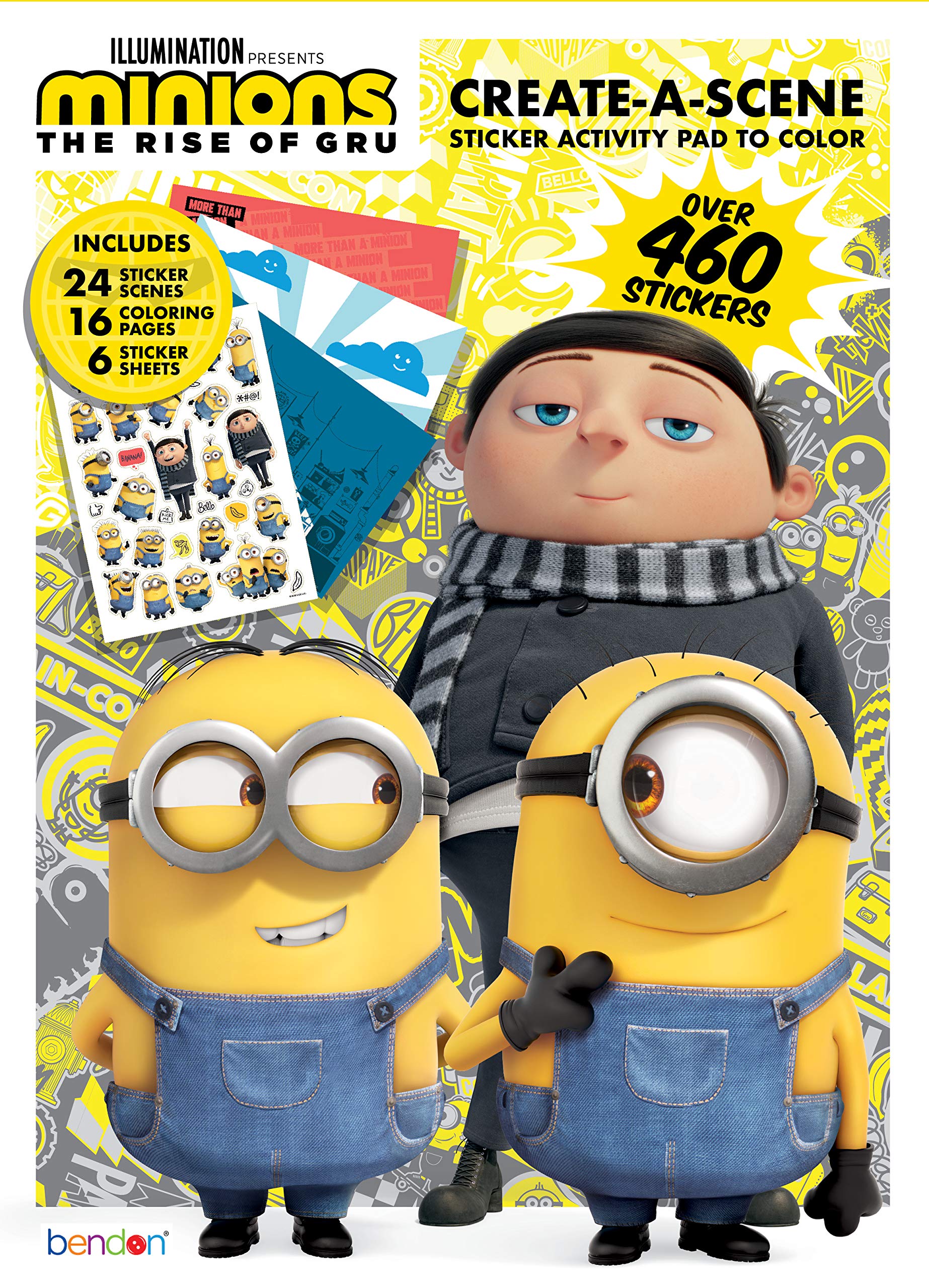 Mua Despicable Me Minions The Rise of Gru 24-Page Create A Scene with ...