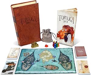 Amazon.com: Tortuga 1667 Board Game, Treasure Plunder Game of Cards, Strategy, Deceit, and Luck ...