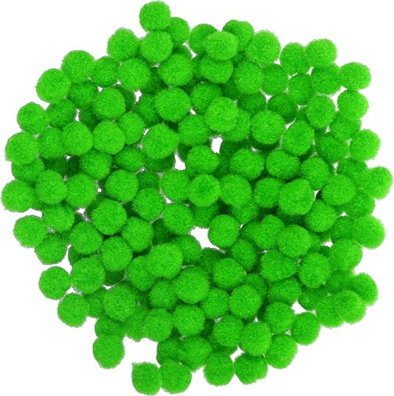 i-mondi® Pompones color verde para manualidades y decoración 200 piezas ...