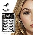 Amazon.com: KISS Lash Couture Matte Black Faux Mink Eyelashes Multipack ...