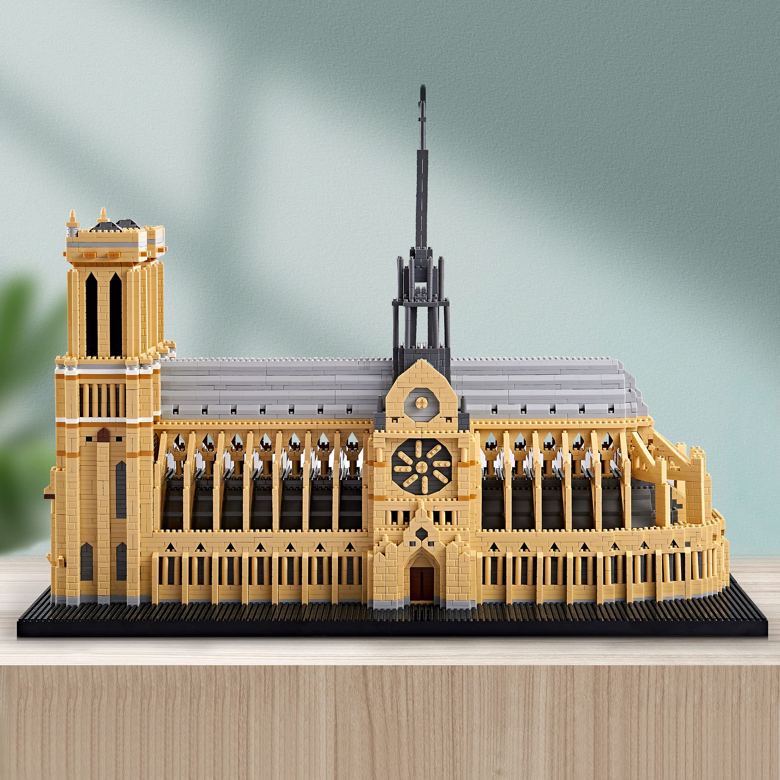COZYMASS 7380 PCS Large Architecture Notre Dame De Paris Building Blocks Set for Adults ...
