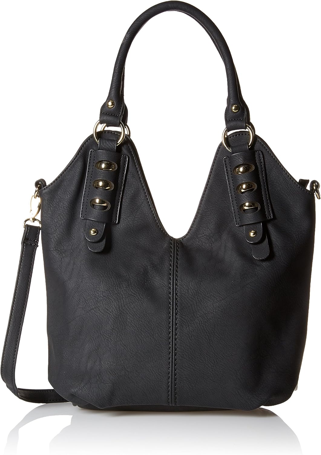 MG Collection Modern Shoulder Bag, Black, One Size: Amazon.co.uk: Shoes ...
