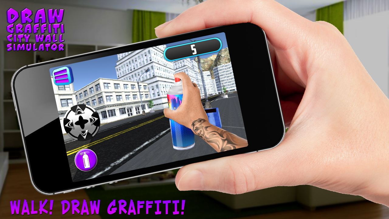 Draw Graffiti City Walls Simulator:Amazon.in:Appstore for Android