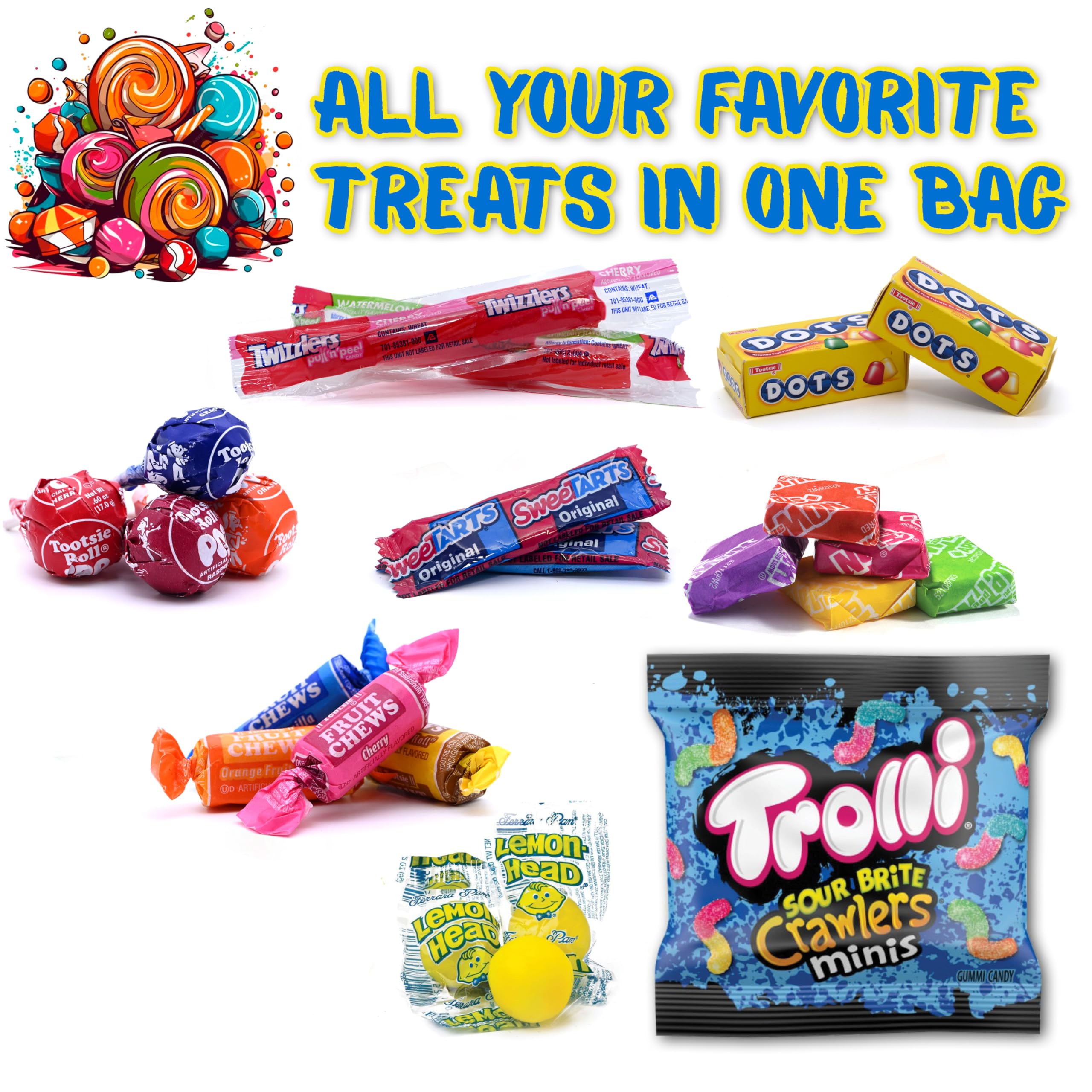 Mua Bulk Candy Variety Pack, 2 LB - Assorted Individually Wrapped ...