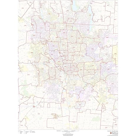 Cook County ZIP Code Map (Illinois), 60% OFF