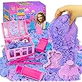 Amazon.com: Carolart Unicorn Stretchy Cloud Sand,Blue & Pink Play Sand ...