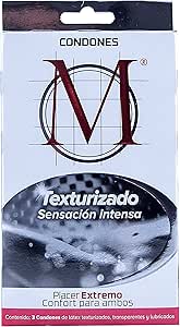 Condones M Texturizados 3 piezas: Amazon.com.mx: Salud, Belleza y ...