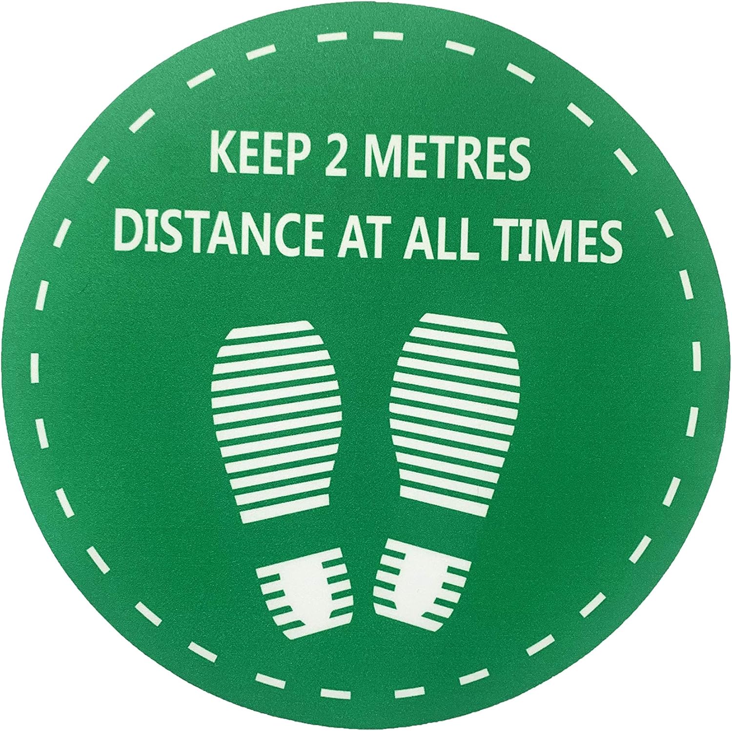 Vinyl Social Distancing Floor Signs/Stickers, Removable, Anti-Slip ...