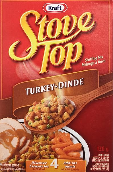 Stove Top Stuffing Mix, Turkey, 120g: Amazon.ca: Grocery