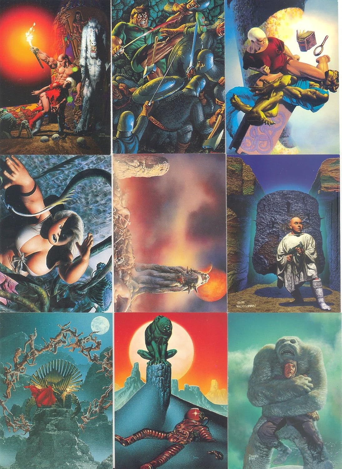 RICHARD CORBEN 1993 COMIC IMAGES COMPLETE BASE CARD SET OF 90 FA at ...