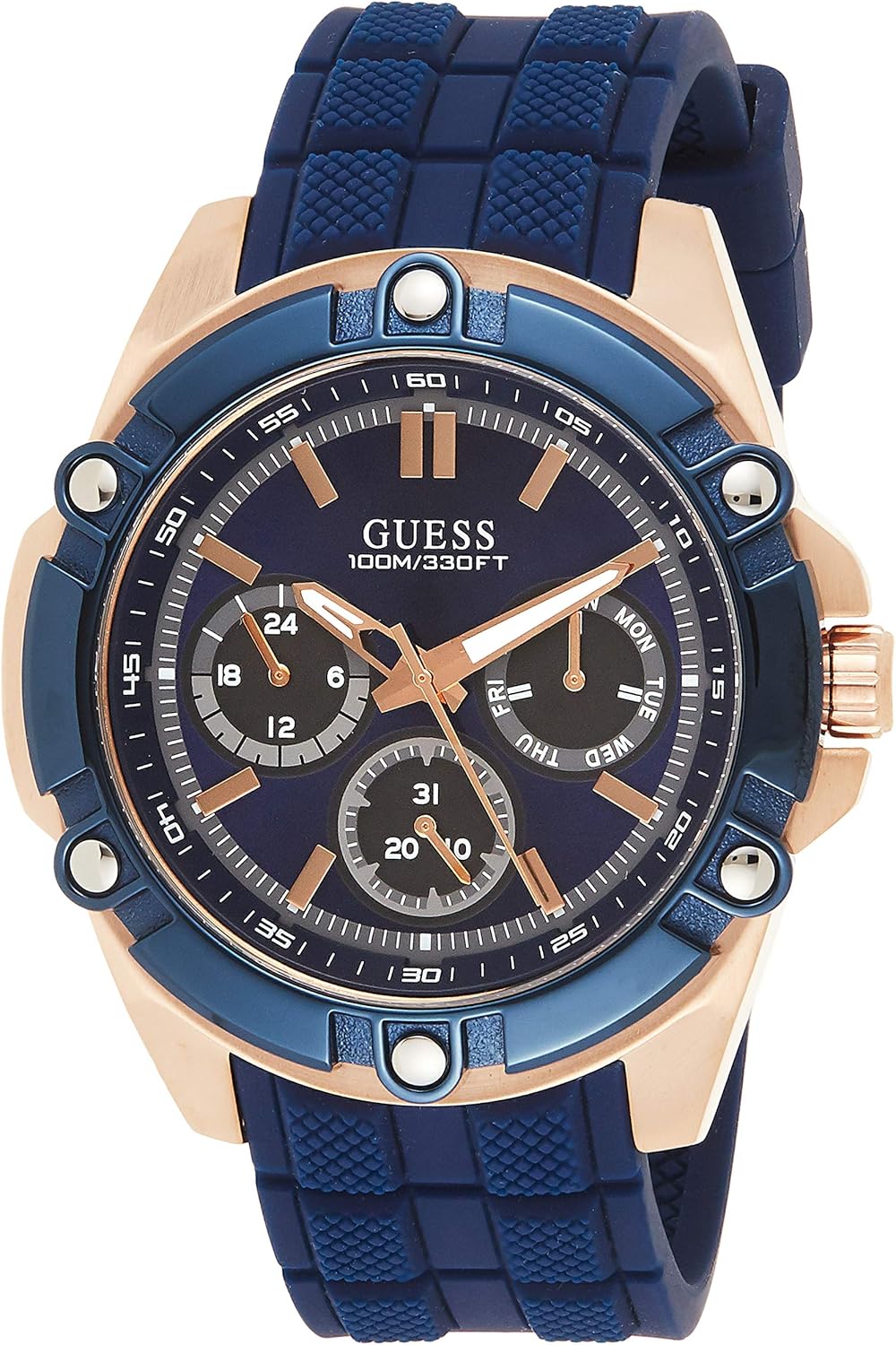 Buy Guess Analog Blue Dial Men's Watch-W1302G4 at Amazon.in