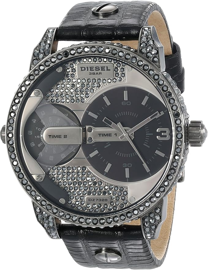 Diesel Reloj analogico para Hombre de Cuarzo con Correa en Piel DZ7328 ...