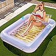 Amazon.com: SLOOSH Inflatable Tanning Pool Lounger Float, 70" x 46 ...