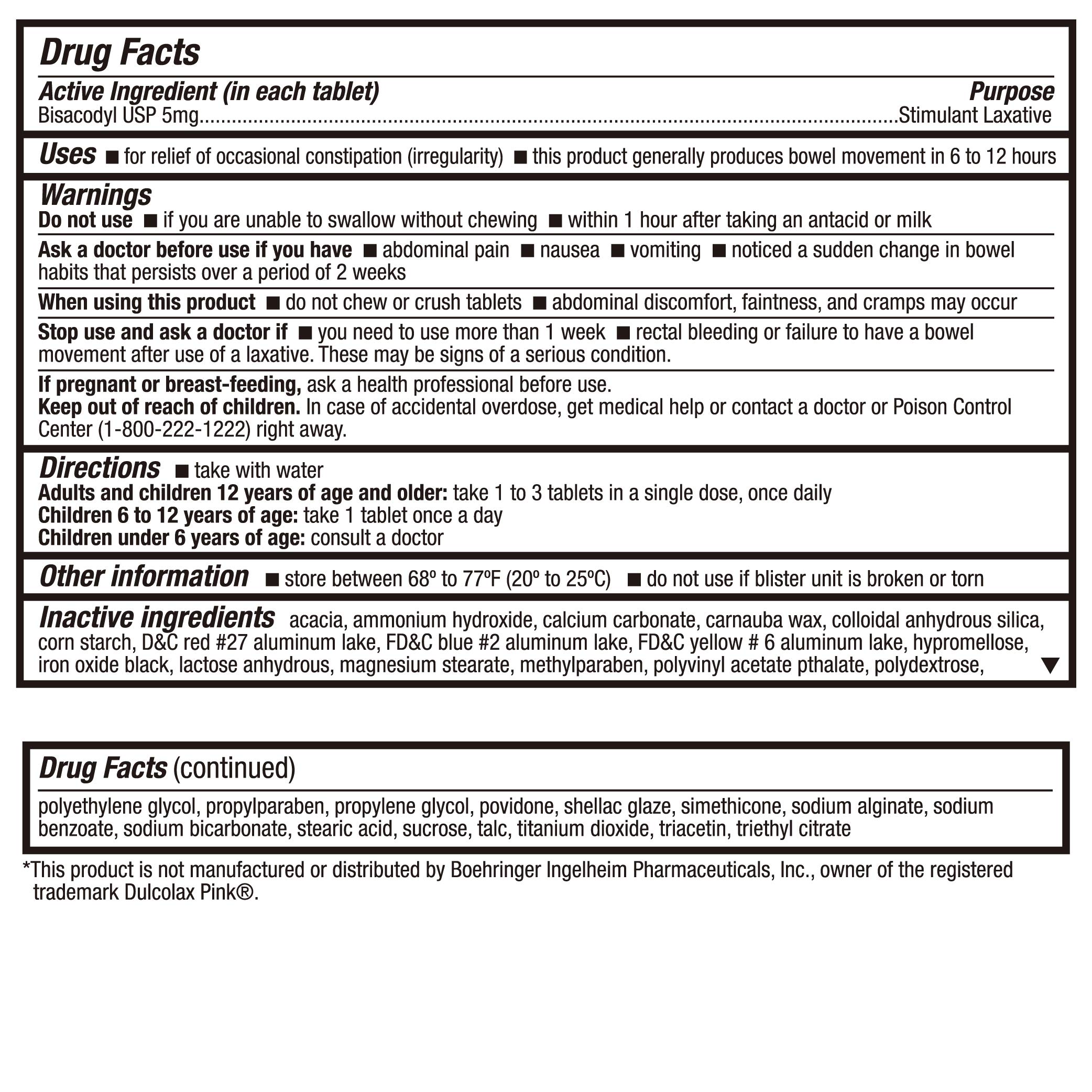 Mua HealthA2Z® Woman's Gentle Laxative | Bisacodyl Stimulant Laxative ...