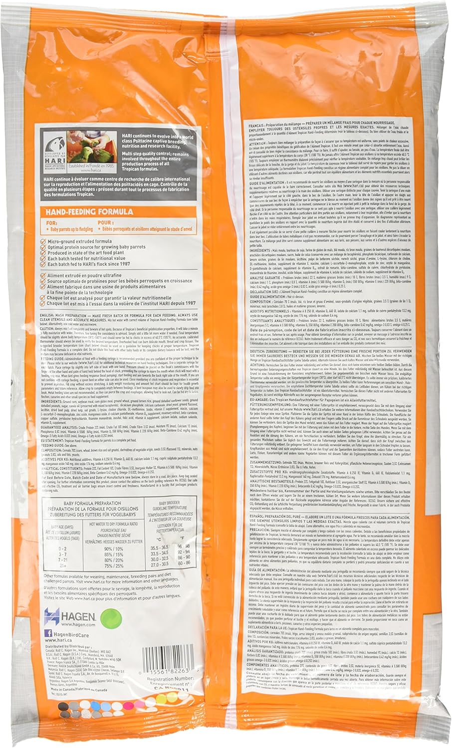 Hari Tropican Hand Feeding Formula, 2 kg – BigaMart