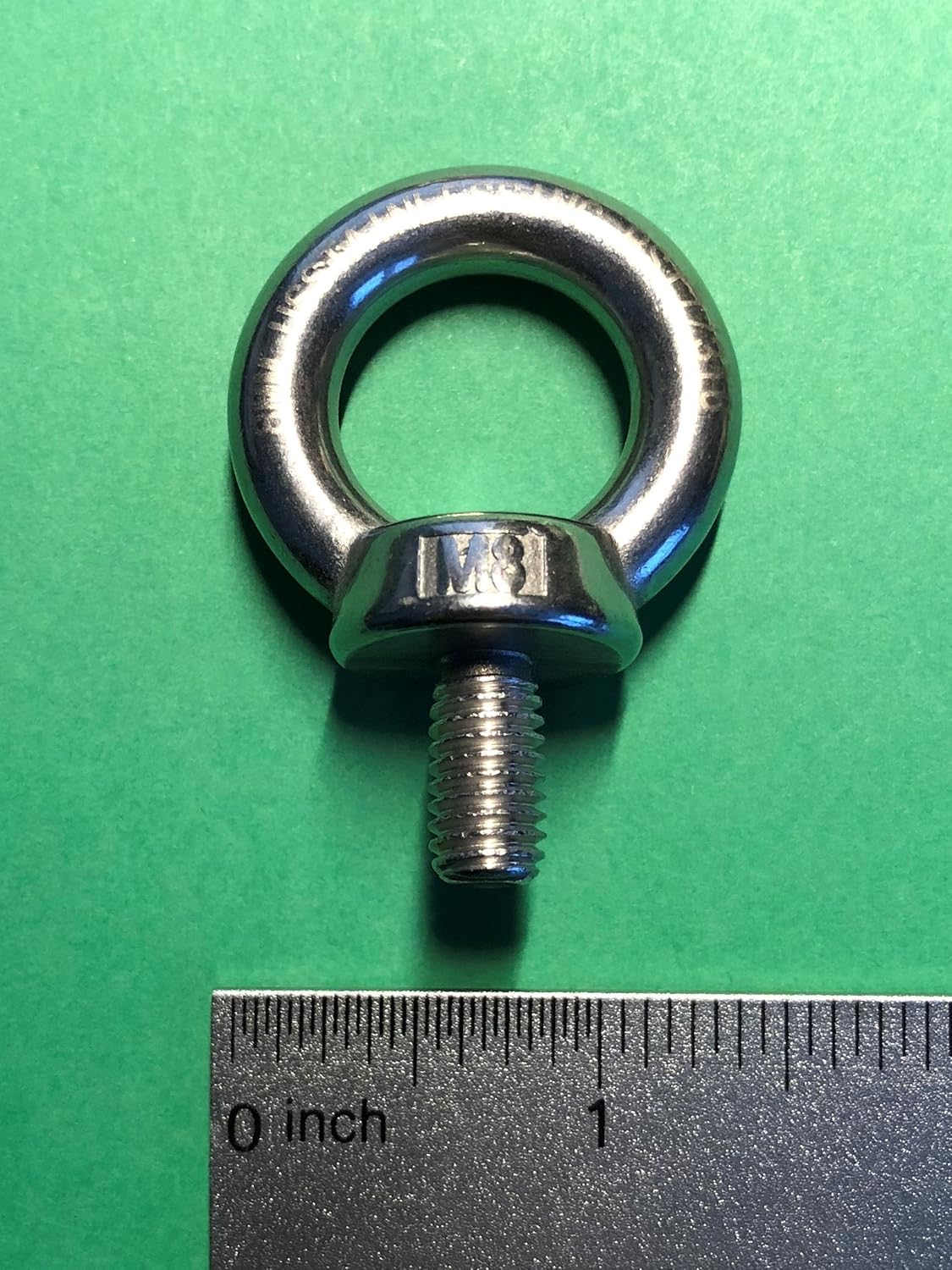 Stainless Steel 316 Lifting Eye Bolt 8mm M8 Marine Grade Heavy Duty ...