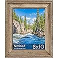 Amazon.com - NWDCLF Rustic 8x10 Picture Frame, Reclaimed Barnwood Photo Frame with Real Glass ...