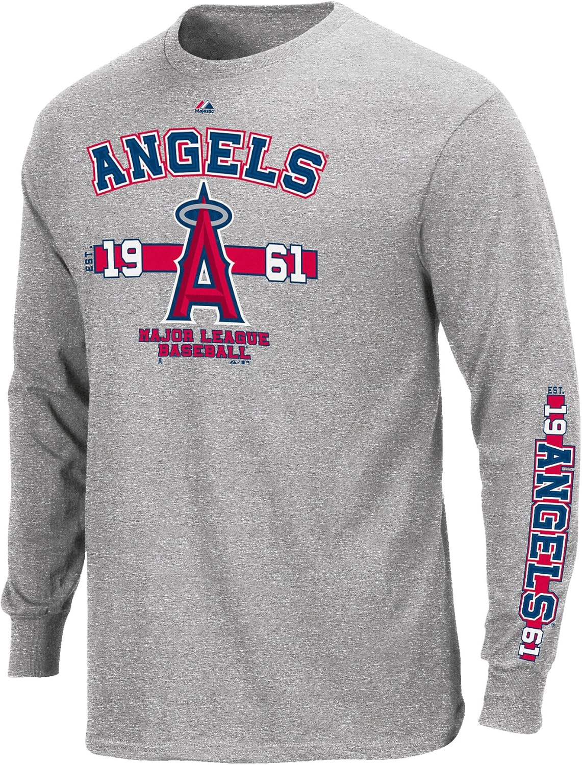 Majestic Athletic MLB Los Angeles Angels Apertura Series Manga Larga ...