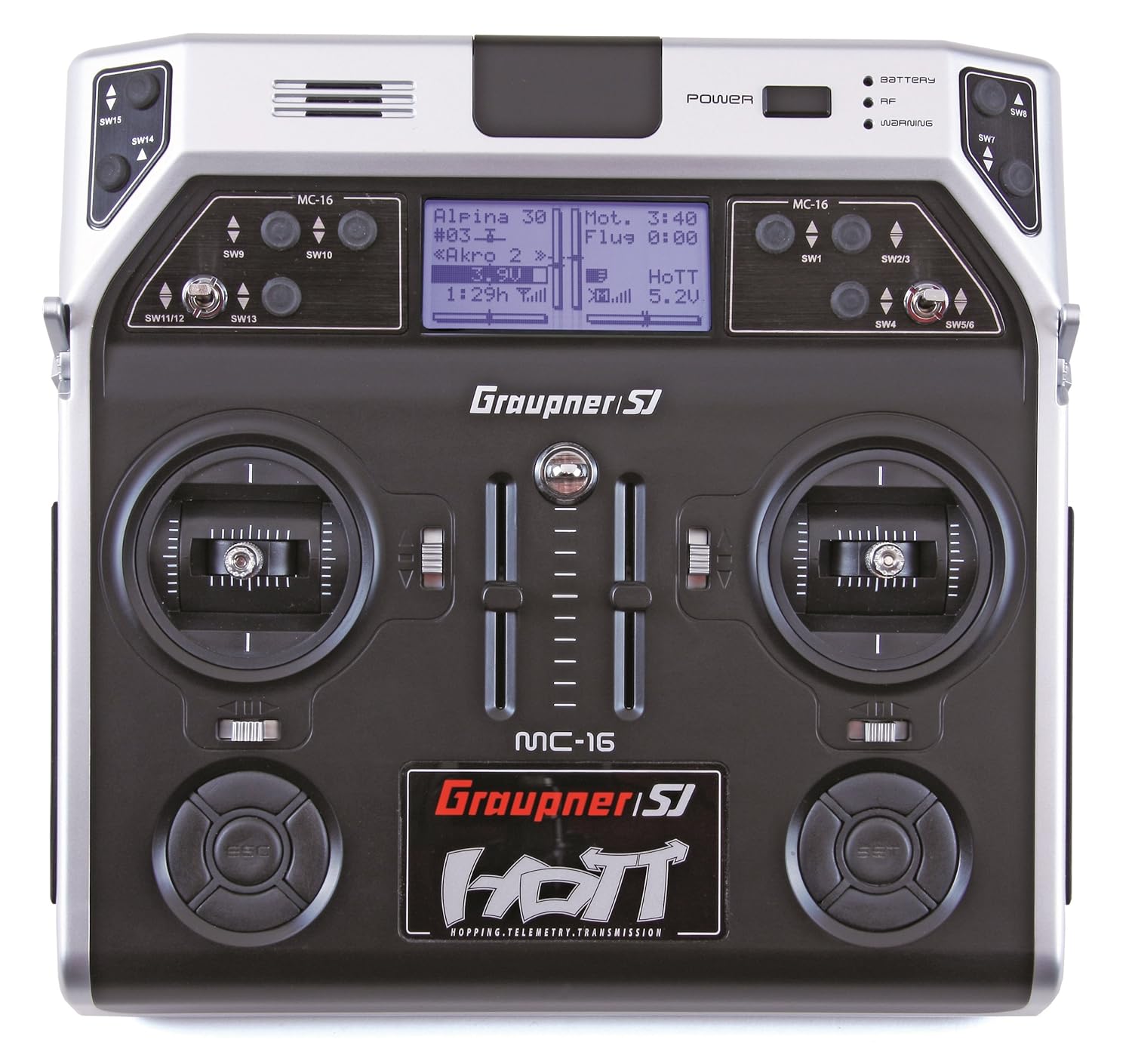 Buy Graupner MC-16 8 Channel Transmitter Set Online at Low Prices in ...