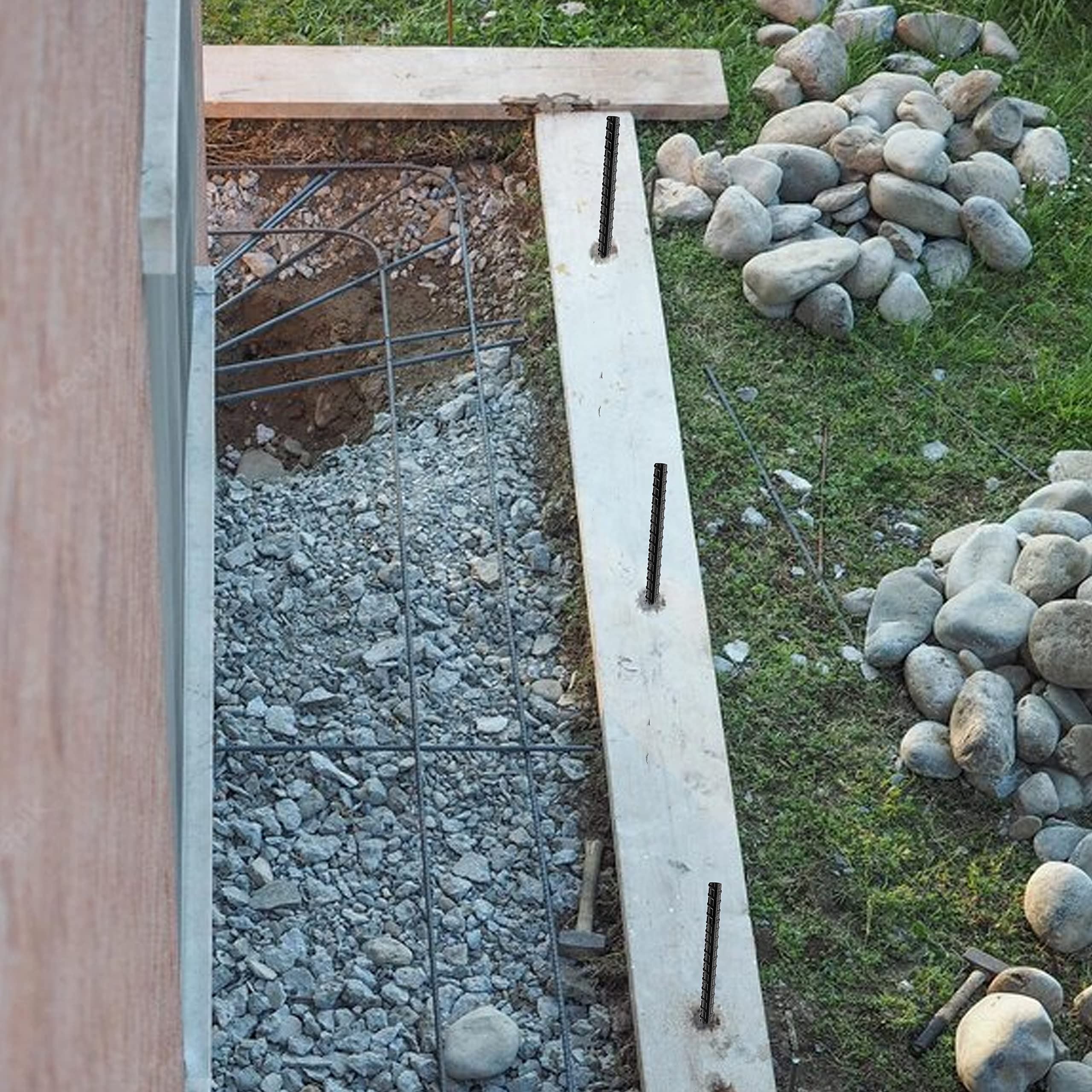 Mua 15” Ground Rebar Stakes (16pcs) Heavy duty Hook Ground Anchors ...