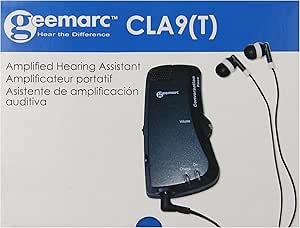 Amazon.com: Geemarc Amplified Personal Hearing Assistant, Black: Health ...