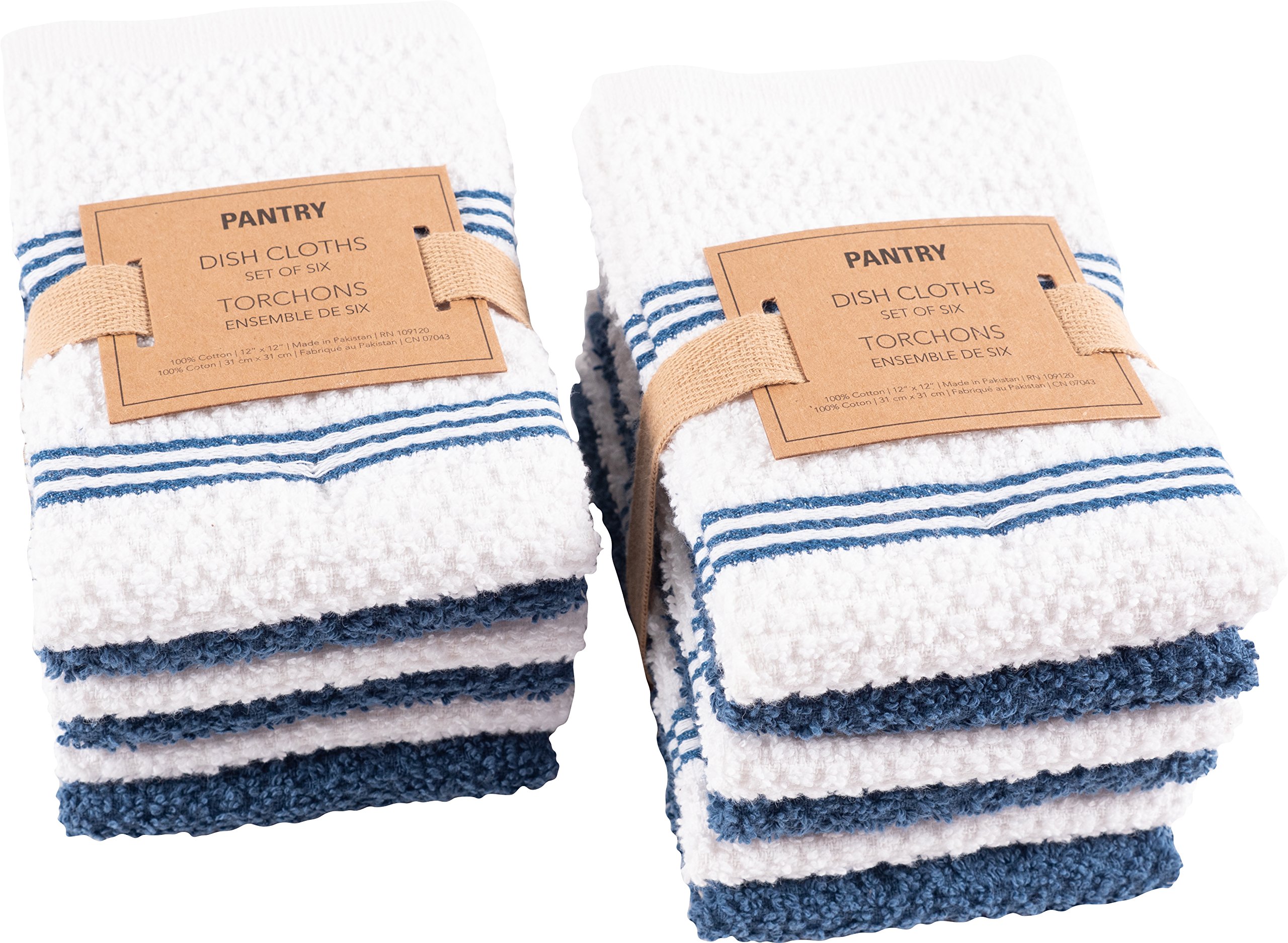 KAF Home Pantry Piedmont Terry Kitchen Towels | Set Of 8, 16 X 26 Inch ...