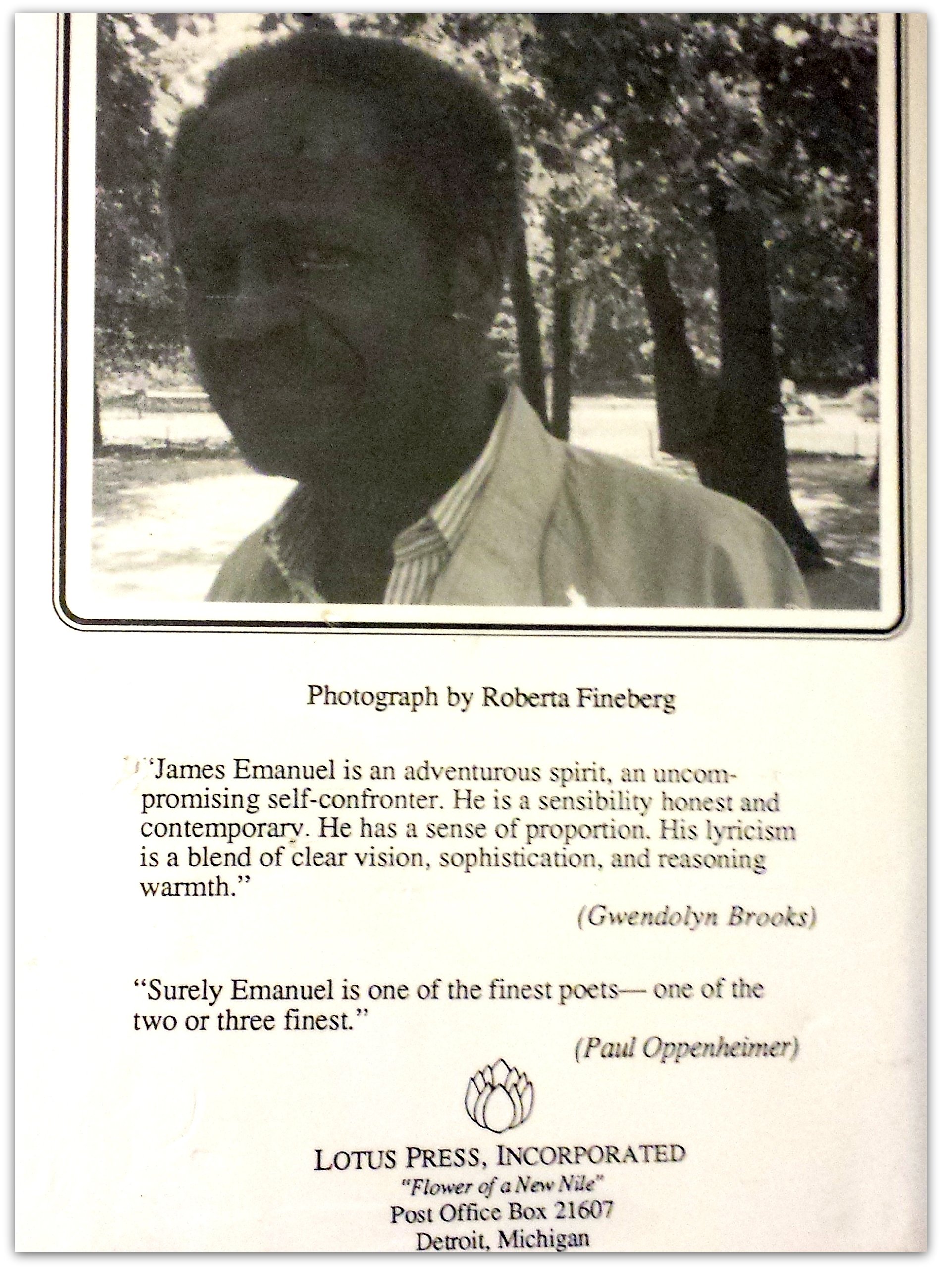 James A. Emanuel images photos and drawings