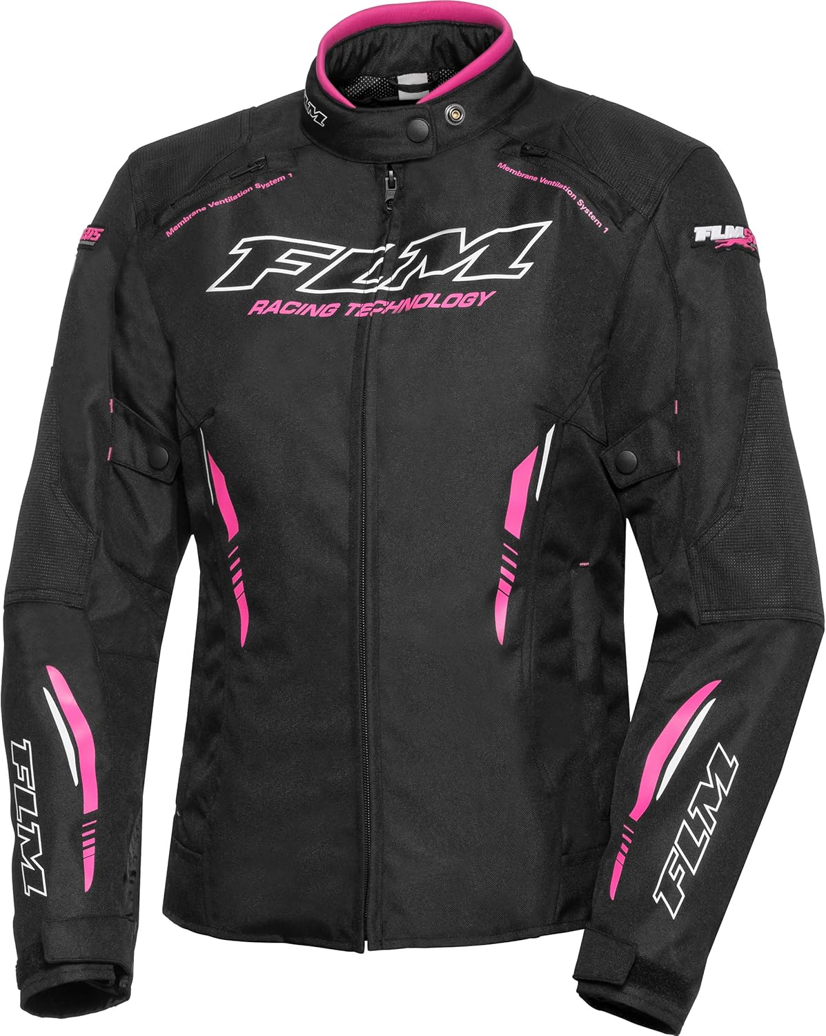 FLM Motorradjacke mit Protektoren Motorrad Jacke Sports Damen ...