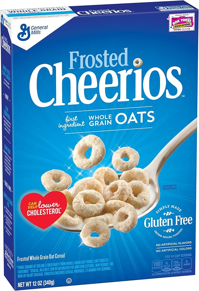 Frosted Cheerios Cereal, 12 Ounce (Pack of 4): Amazon.es: Alimentación ...