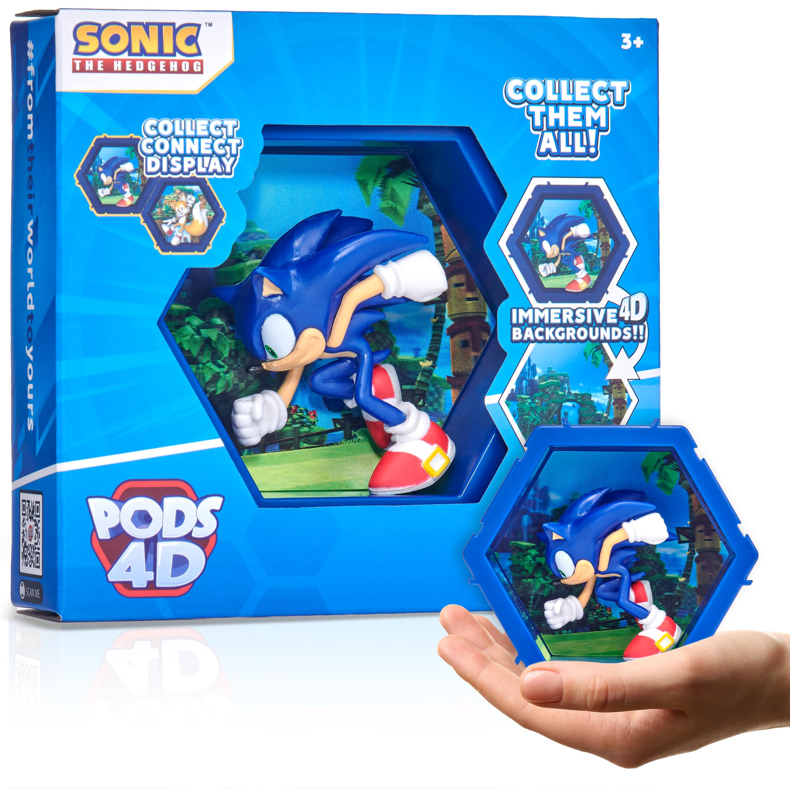 Mua 4D Sonic The Hedgehog Toy - Unique Connectable & Collectable Sonic ...