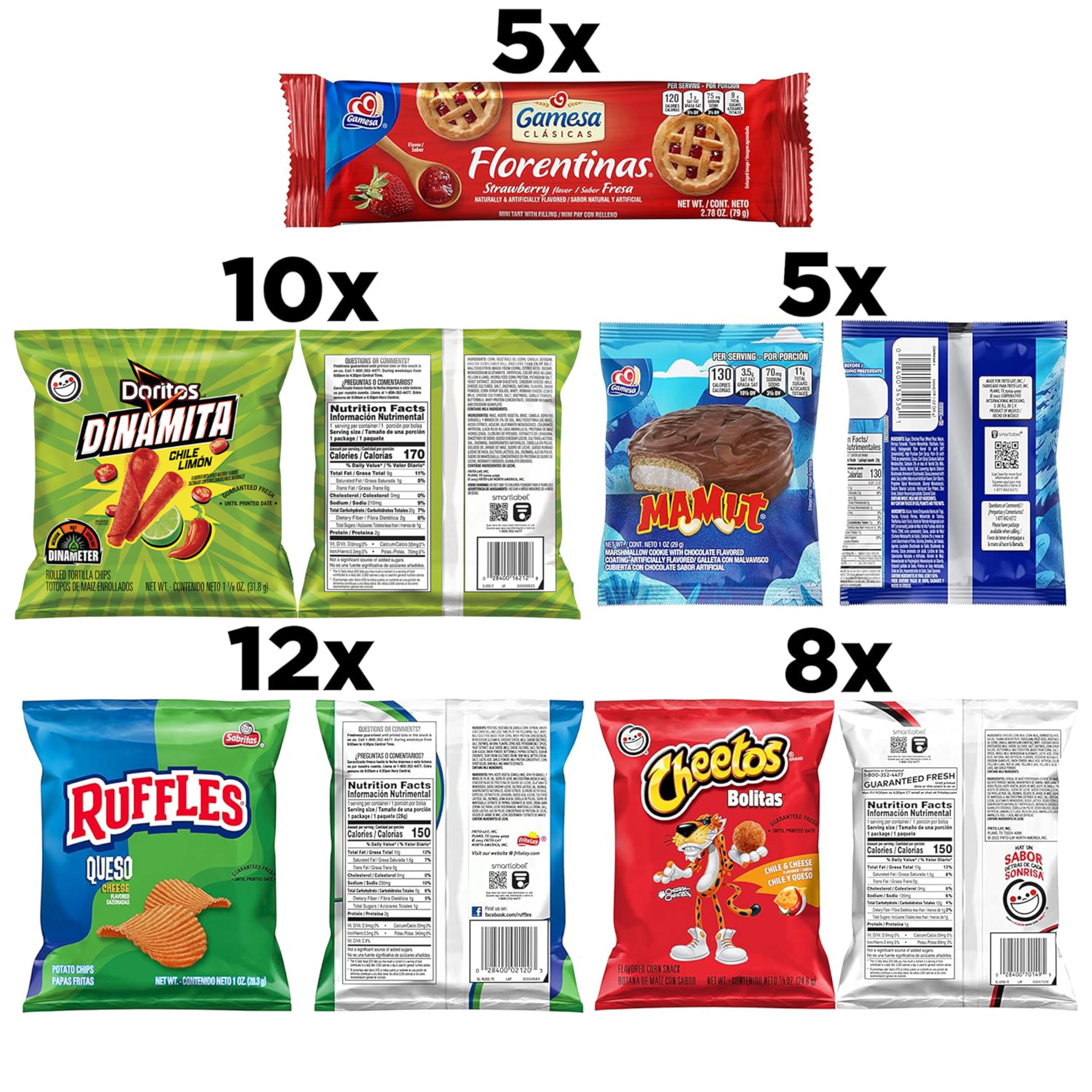 Mua Frito Lay Sabritas and Gamesa Variety Pack, (Pack of 40) trên ...