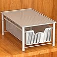 SimpleHouseware Stackable Pull Out Cabinet Basket Drawer Organizer ...