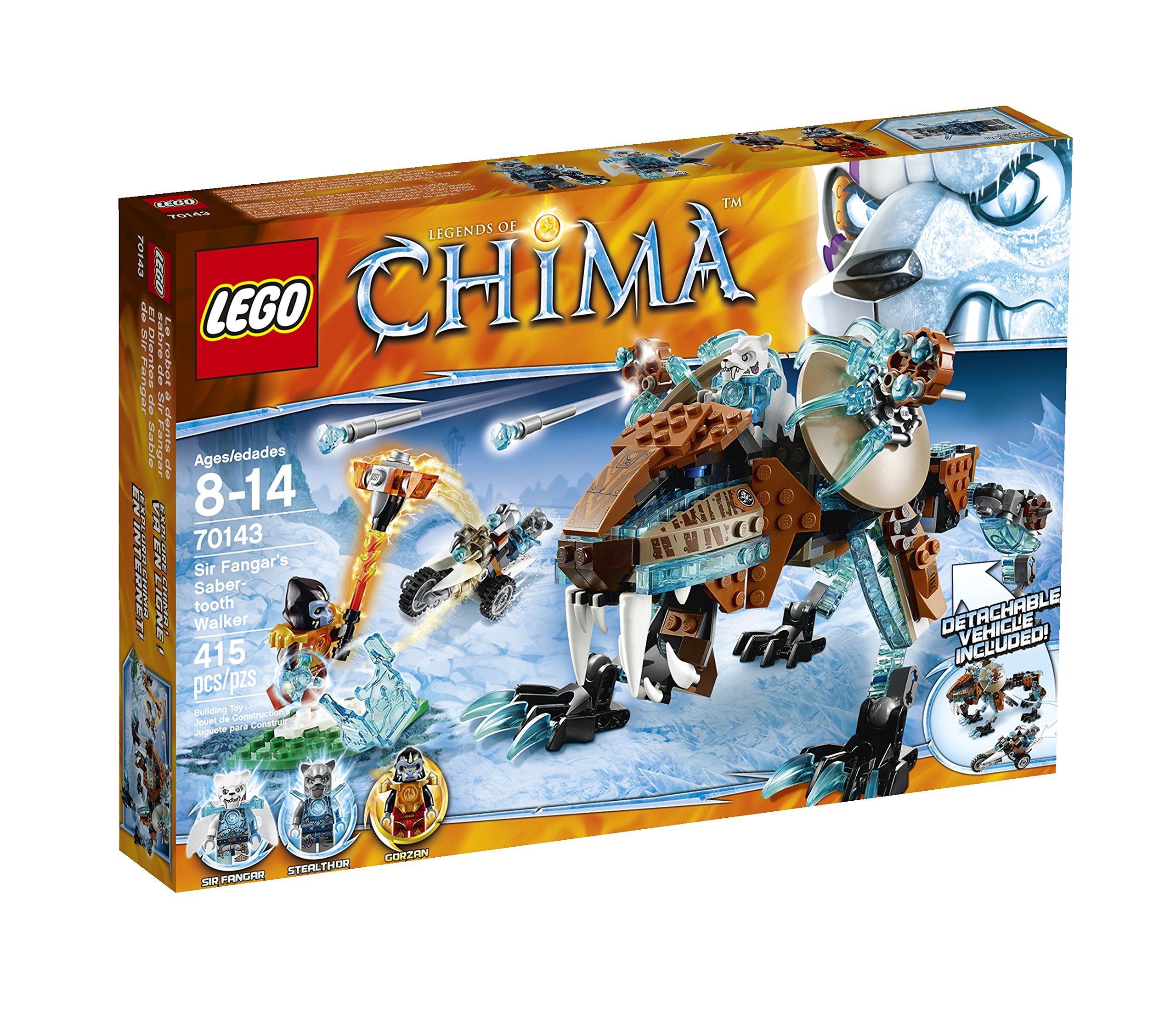 Mua LEGO, Legends of Chima, Sir Fangar's Saber-Tooth Walker (70143 ...