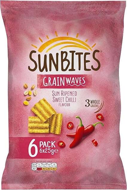 Walkers Sunbites Sun Ripened Sweet Chilli 6 X 25G by Walkers: Amazon.ca ...