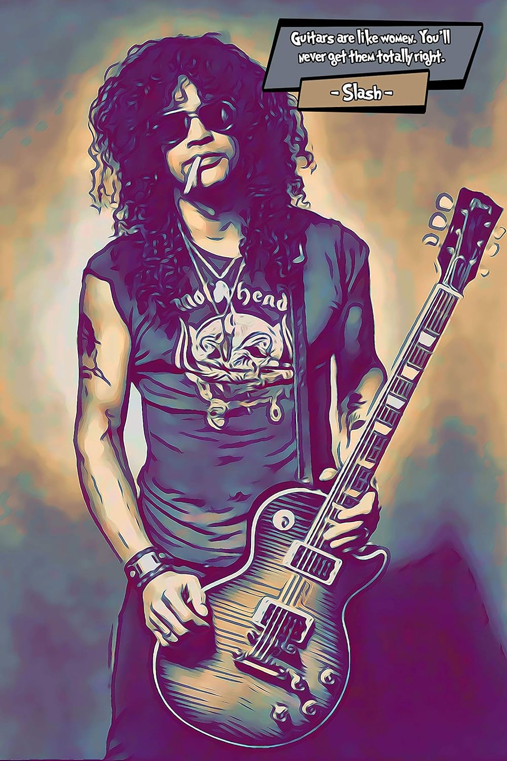 Slash Comic Icons Art Print | 4 Formats - Poster, Canvas, Foamboard ...