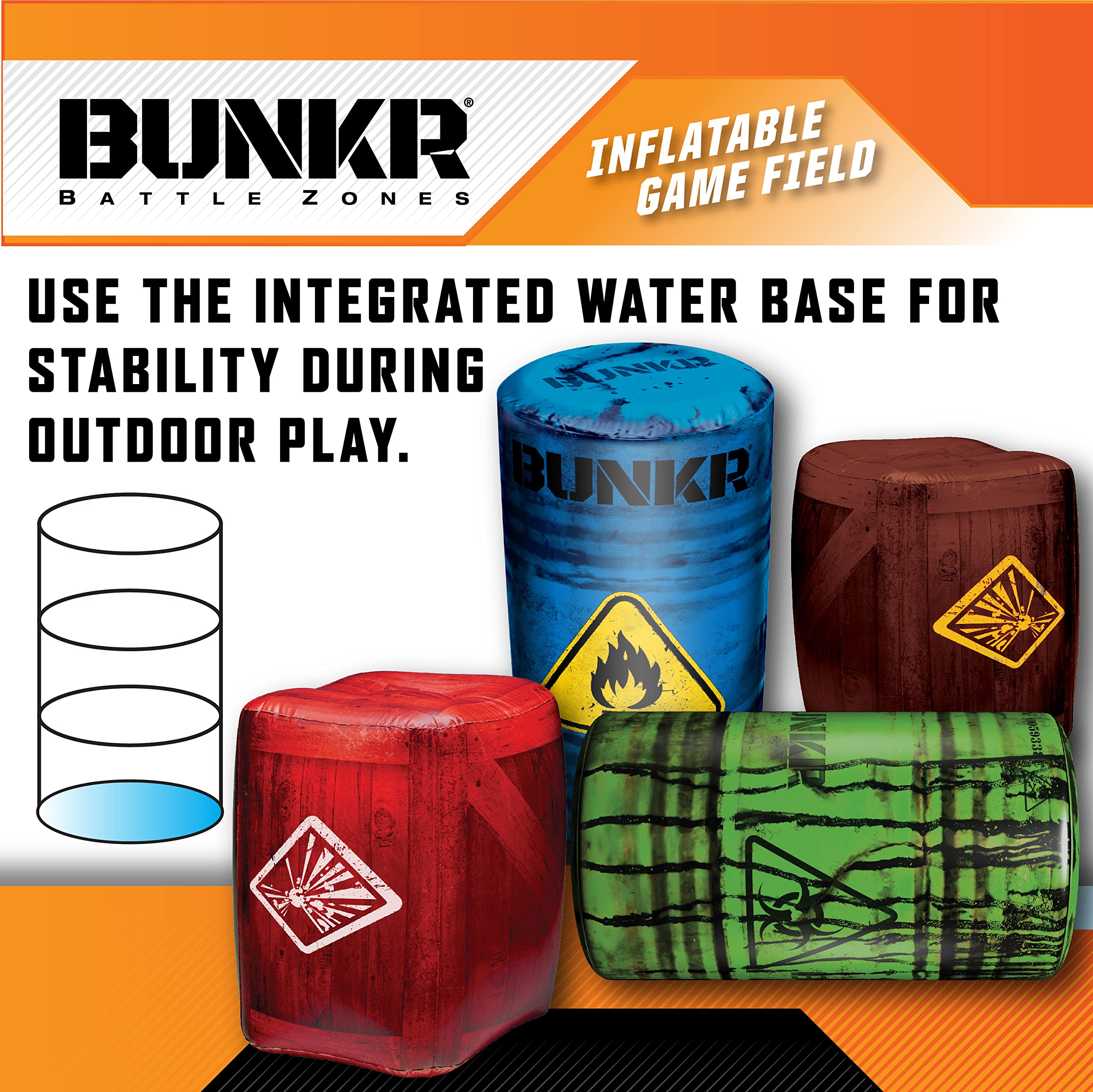 Mua BUNKR BattleZones Battle Royale Inflatable Bunker Fort – 4-Piece ...