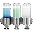 Amazon.com: simplehuman Triple Wall Mount Shower Pump, 3 x 15 fl. oz ...