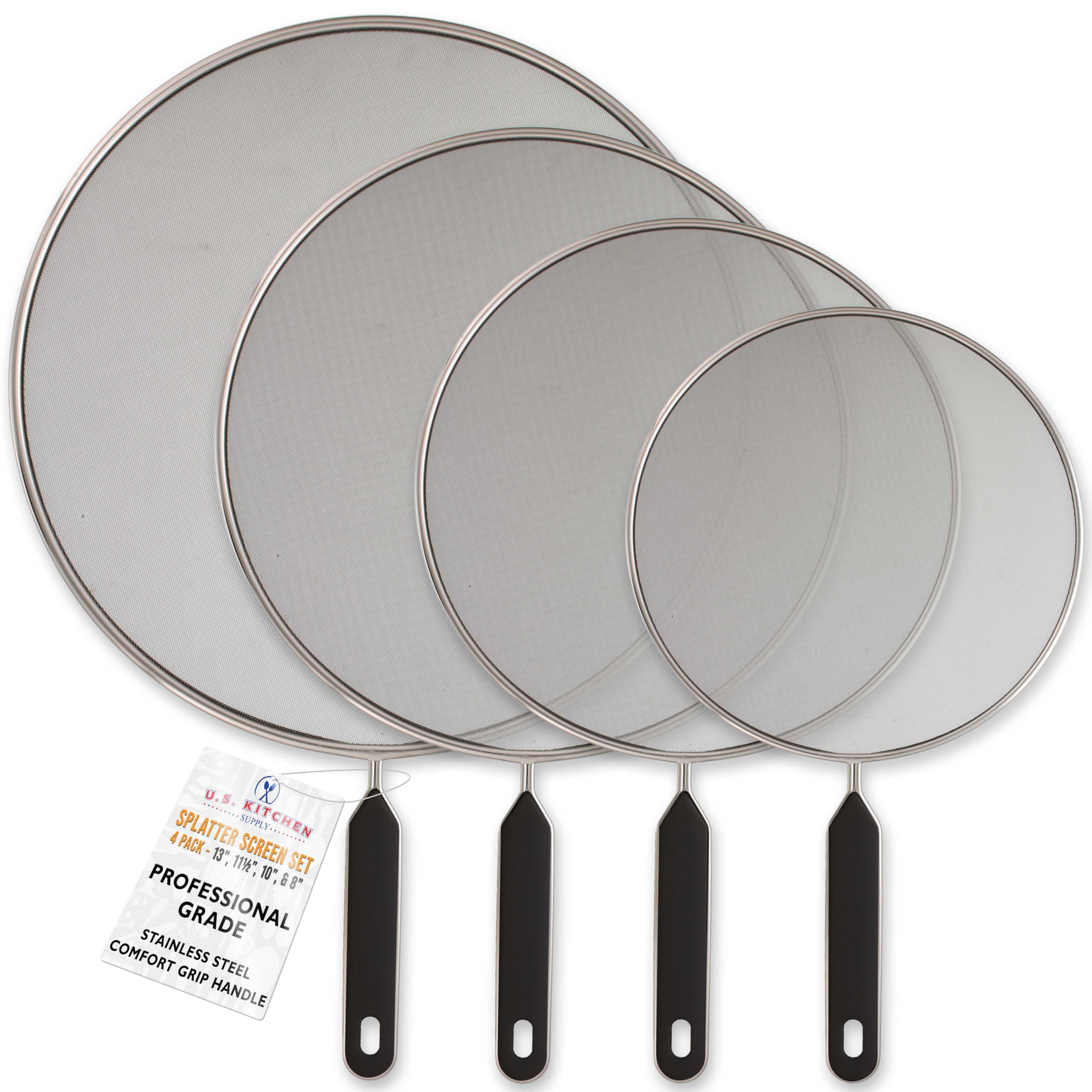 Mua U.S. Kitchen Supply 4-Piece Stainless Steel Splatter Guard Set (13 ...