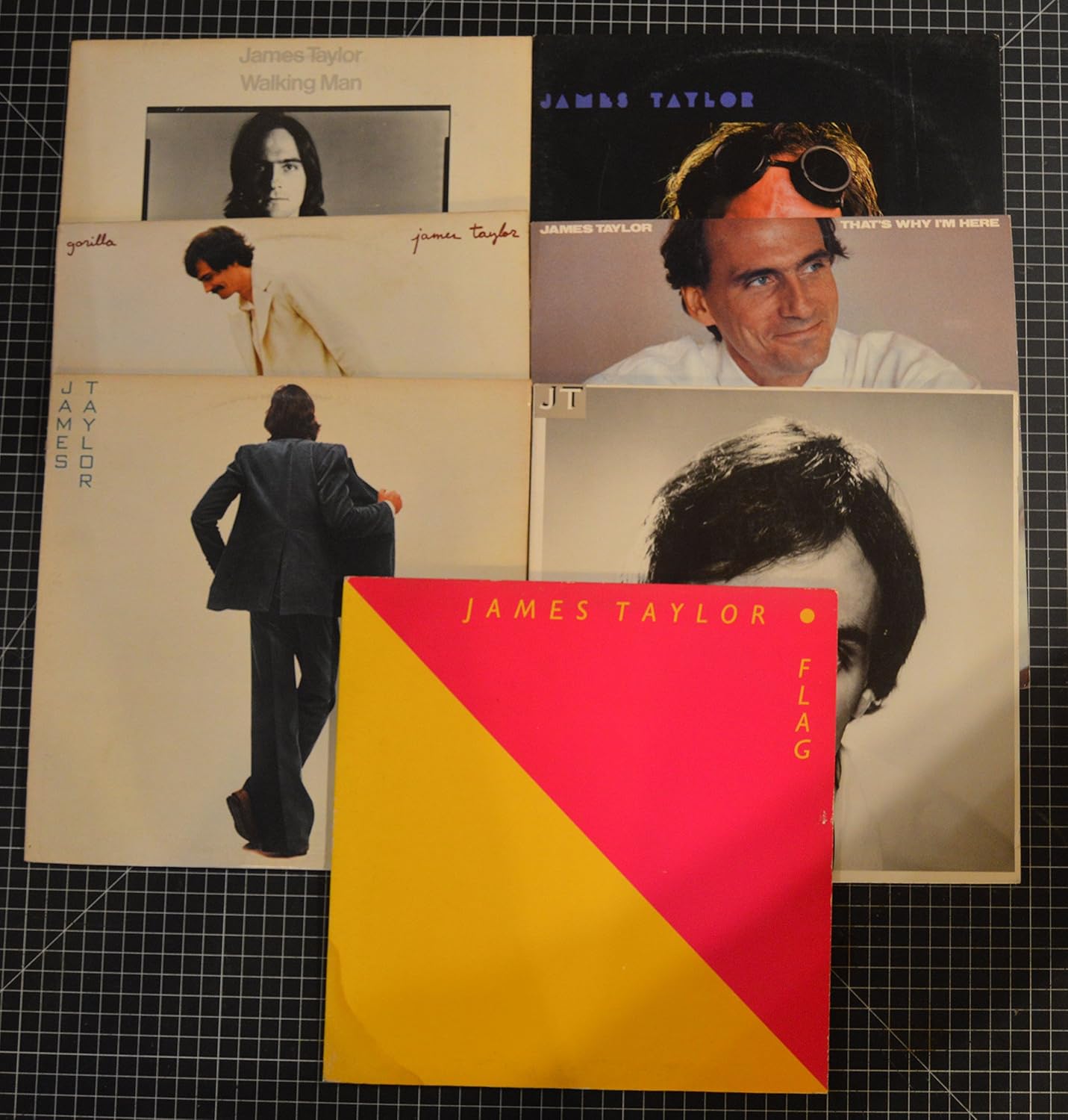 james taylor, james taylor - lot of 7 james taylor lps flag, jt, that's ...