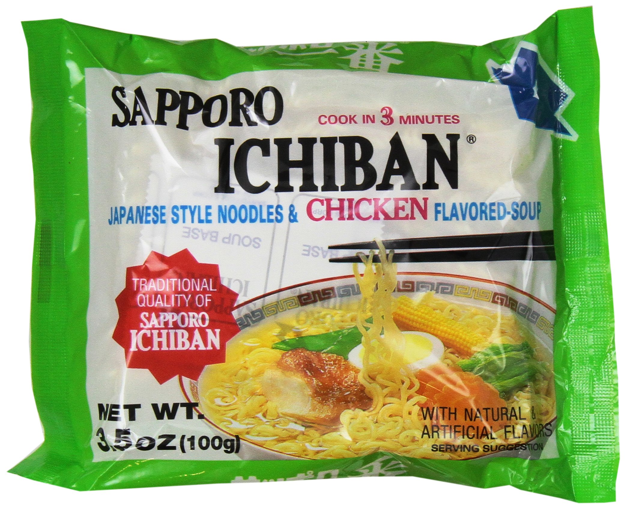 Amazon.com : Sapporo Ichiban Ramen, Original, 3.5-Ounce Packages (Pack ...