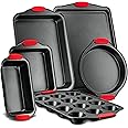 Amazon.com: 6-Piece Steel Nonstick Bakeware Set - Carbon Steel Baking ...
