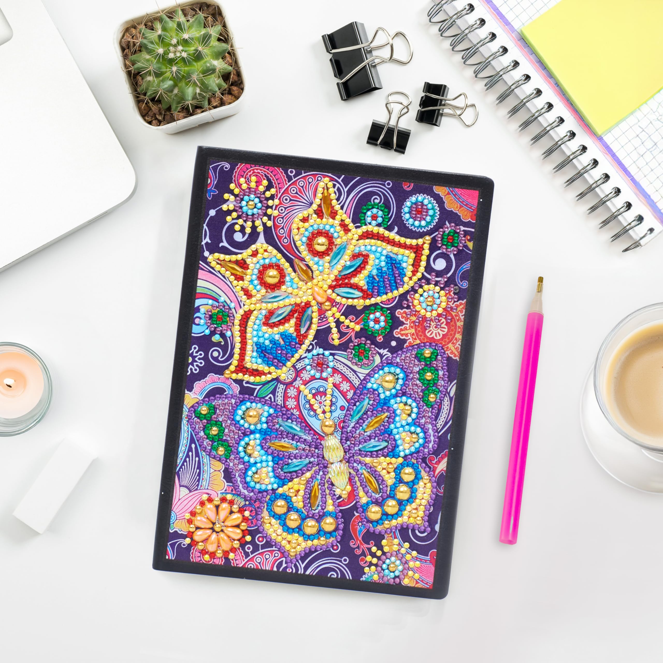 Jewelkeeper Diamond Art Kits for Adults - Multi Color, Fake Leather ...