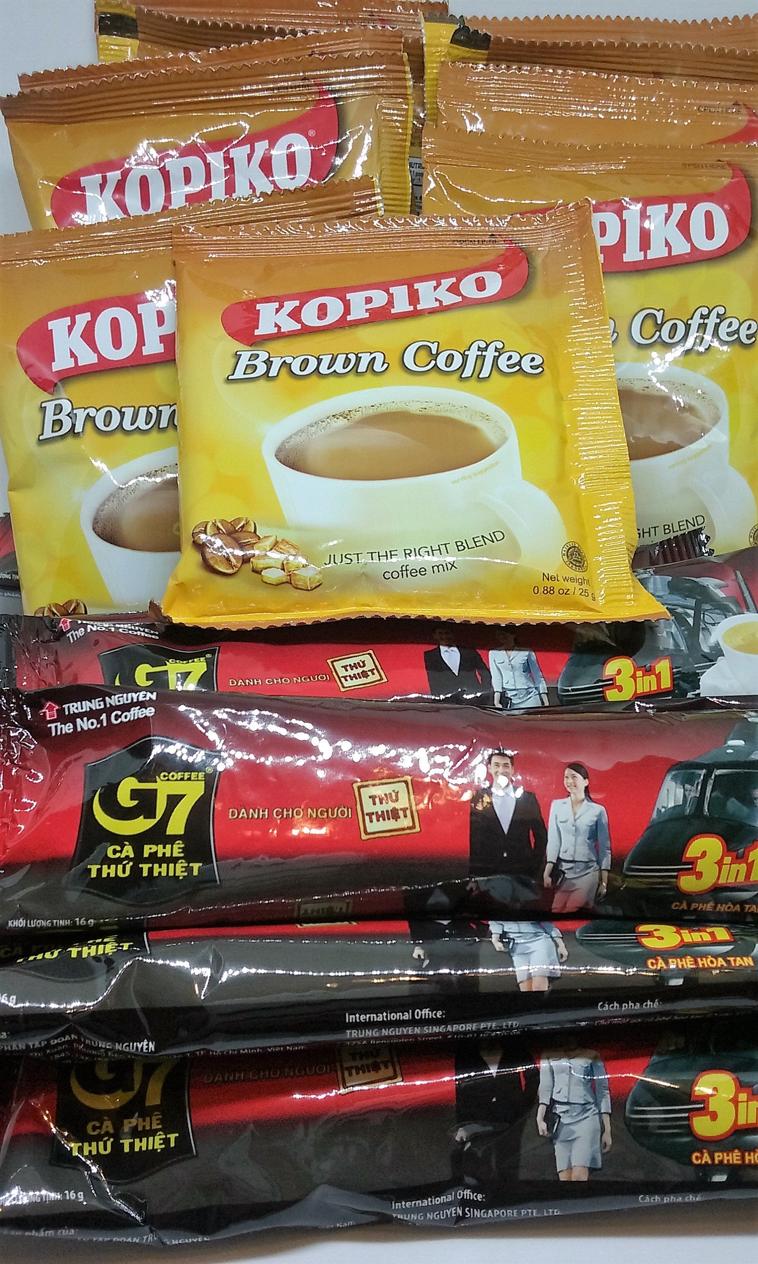 Buy Single serve Japanese Kopiko Brown Coffee and Vietnamese Trung ...