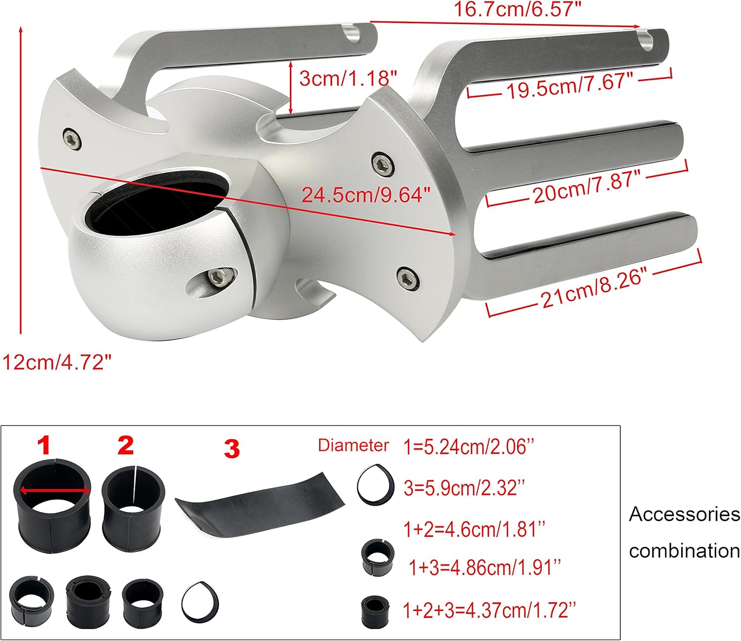 Amazon.com : Amarine Made BAT Rack Wakeboard Tower Boat Board Racks ...