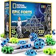 Amazon.com: NATIONAL GEOGRAPHIC Kids Fort Building Kit - 225-Piece ...