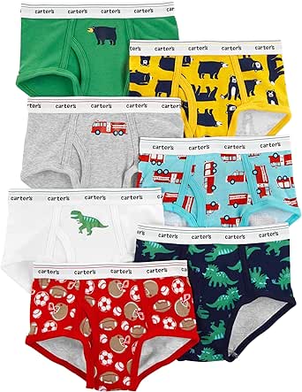 Amazon.com: Carter's Boy`s 7 Pack Briefs: Clothing