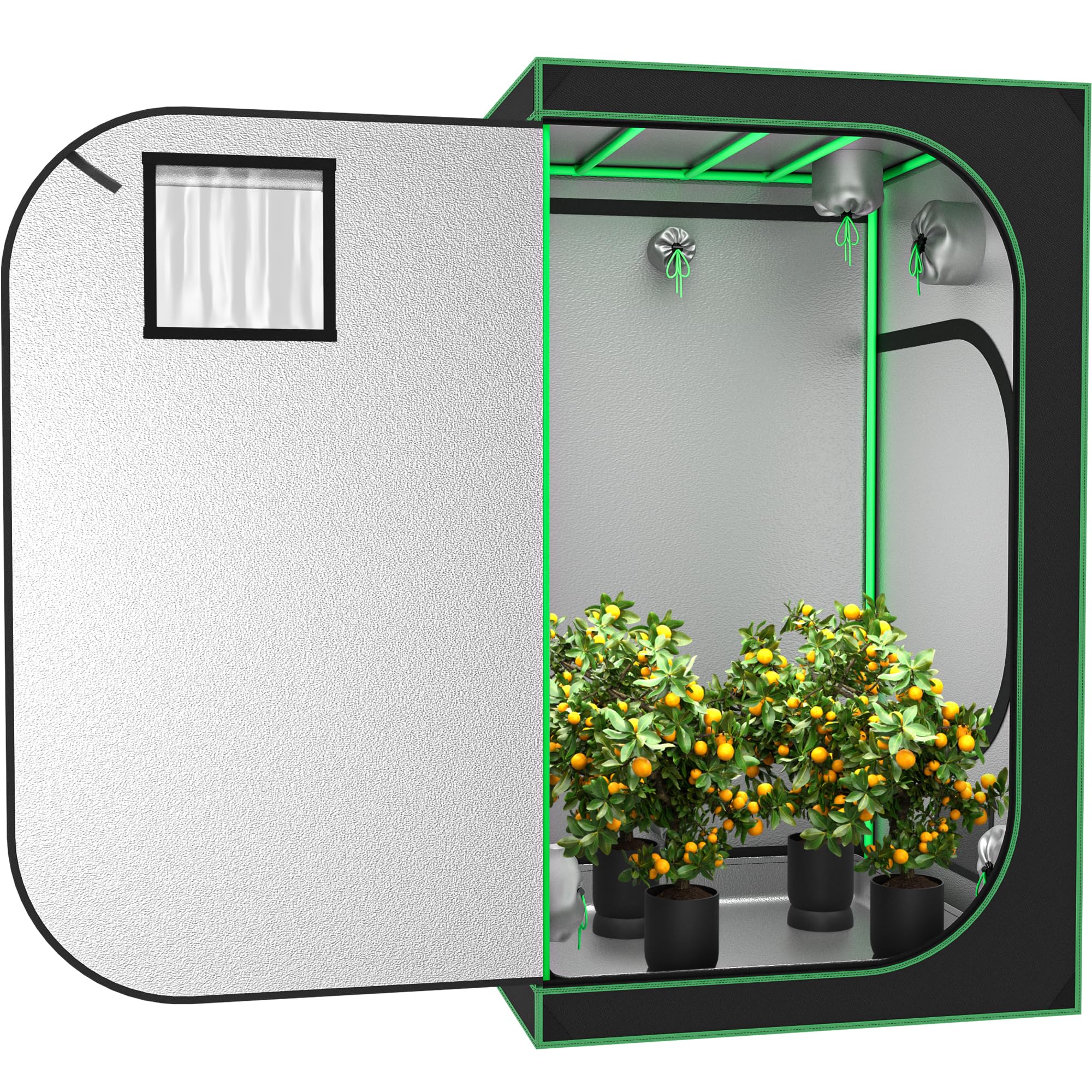 Mua JungleA 4x4 Grow Tent，48"x48"x80" Hydroponic Grow Tent Kit with ...